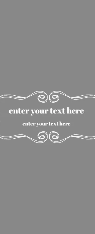 Solid Scroll Block 23x57 Banner